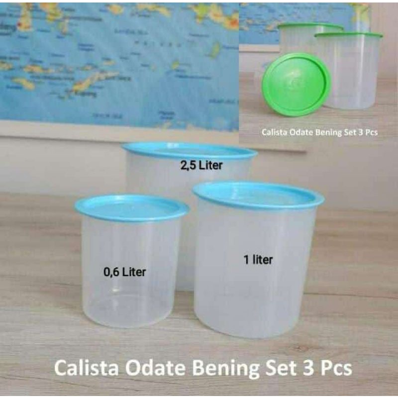 Jual Calista Odate Set Toples Bulat Bening- 3 Pcs | Shopee Indonesia