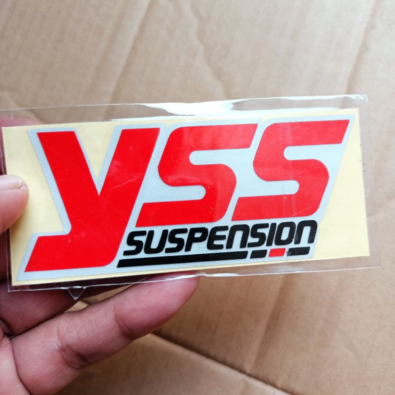 Jual stiker cutting YSS SUSPENSION pendek posfor 10.5cm x 4.5cm ...