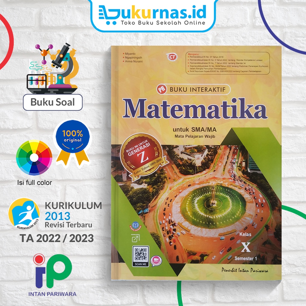 Jual Buku PR Interaktif Matematika Wajib SMA/MA Kelas 10 Semester 1 - Intan Pariwara | Shopee ...