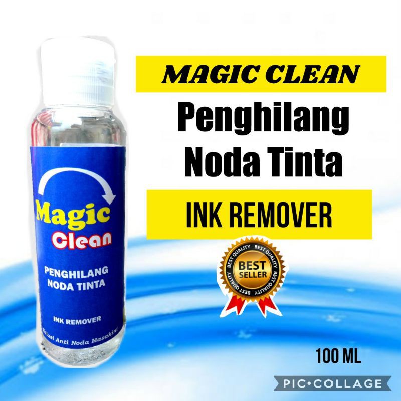 Jual Penghilang Pembersih Noda Tinta Magic Clean Dibaju celana sprei ...