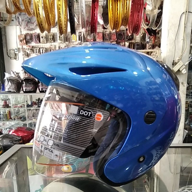 Jual HELM INK CX 22 SPORT B SOLID BLACK /INK TOPI HITAM/HALF FACE ...