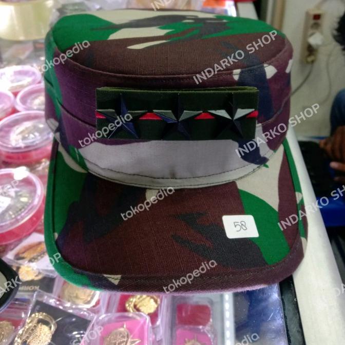 Jual Topi Komando +pangkat cor buat Jendral original | Shopee Indonesia