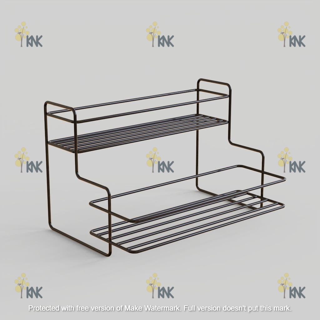 Jual KNK Rak Dapur Rak Tempat Bumbu Saos Kecap Rak Meja Serbaguna Besi ...