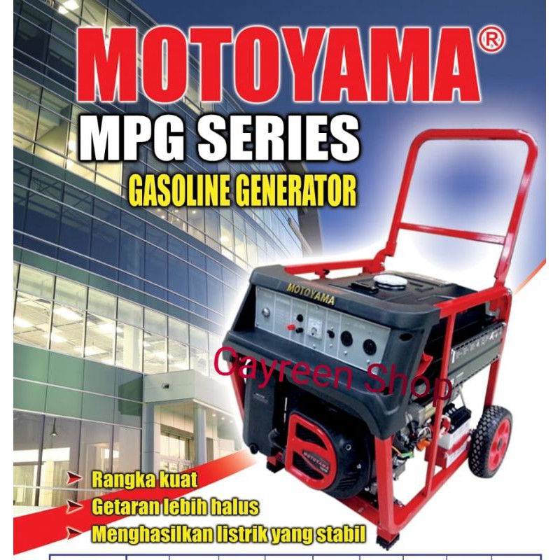 Jual Genset Motoyama MPG 4000E Gasoline Generator Motoyama MPG 4000E ...