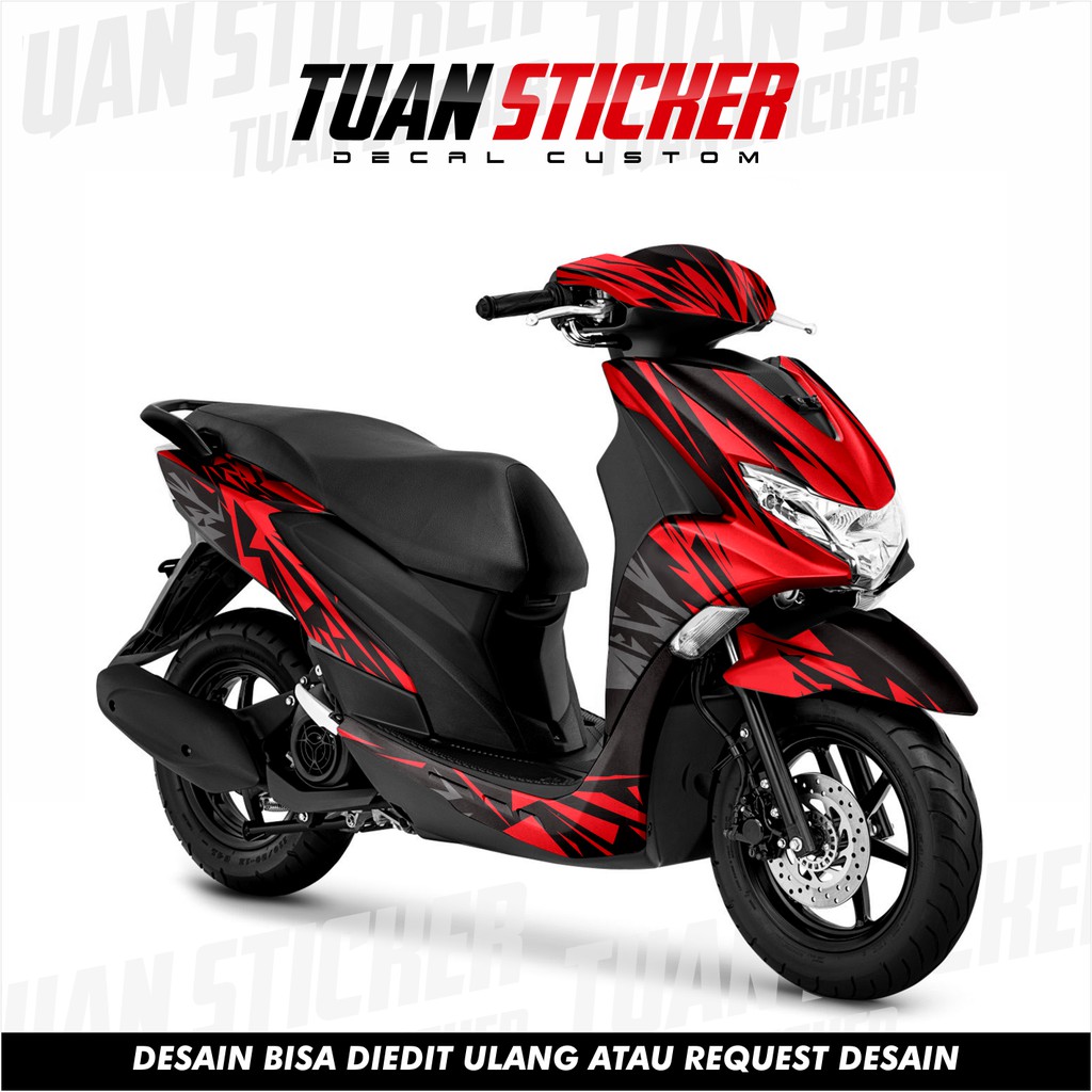 Jual Sticker Decal Freego, Sticker Yamaha freego, Striping Freego full ...