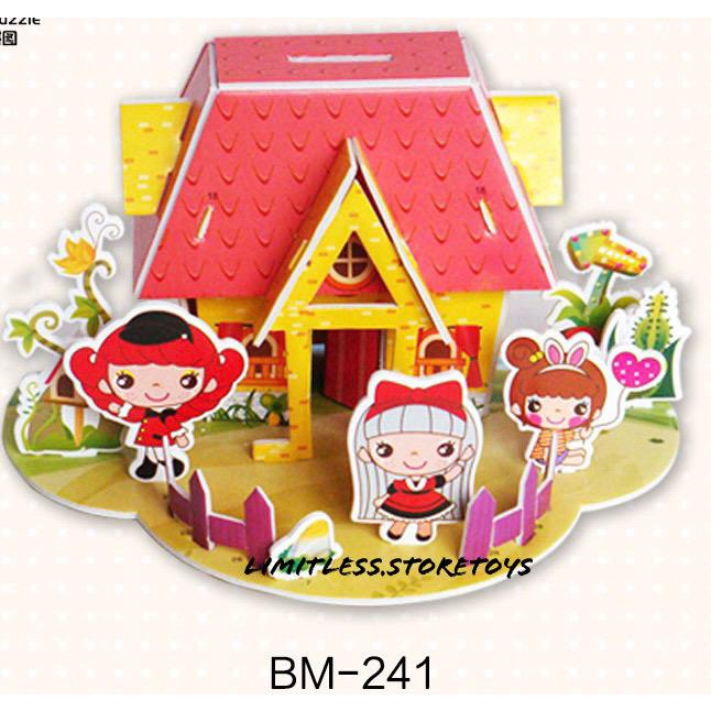 Jual PUZZLE DIY 3D SWEET HOUSE BM-241 mainan edukasi anak | Shopee ...