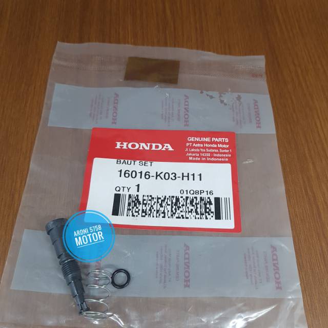 Jual 16016K03H11 SCREW SET BAUT SETELAN ANGIN GAS LANGSAM THROTTLE BODY ...