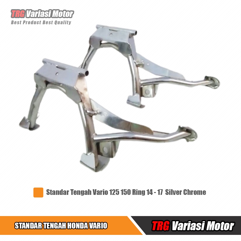 Jual Standar Tengah Vario 125 150 Ring 14 TRG Silver Chrome Untuk Motor Matic Honda Vario ...