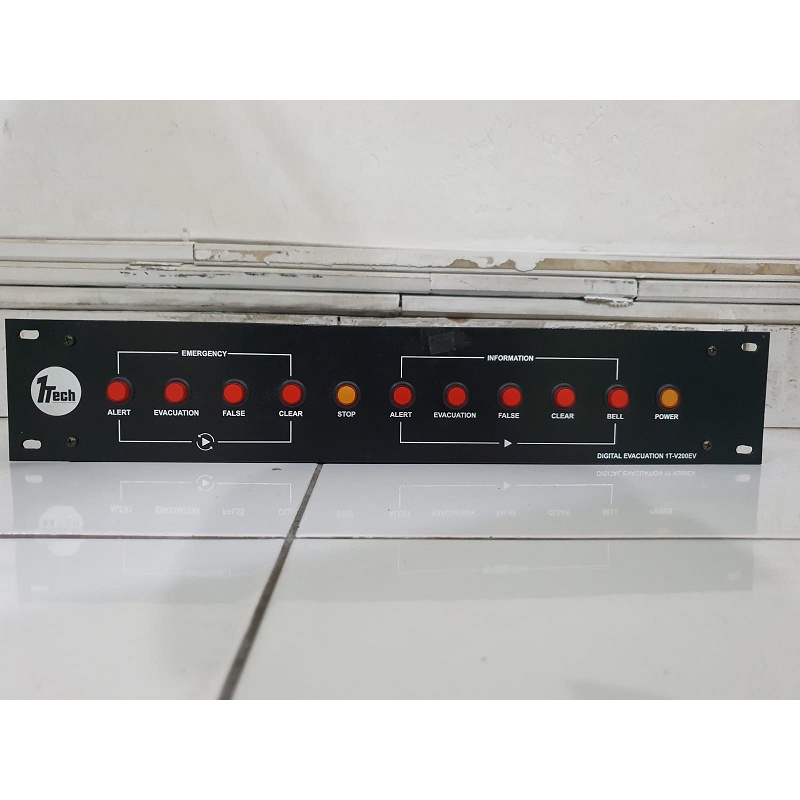 Jual Emergency Message Panel Digital Evacuation 1T-V200EV Pengganti TOA ...