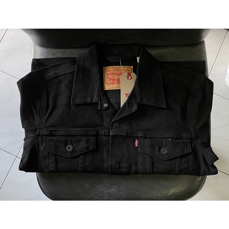 Jual Levis Trucker Jacket Original Black 72334-0223 | Shopee Indonesia