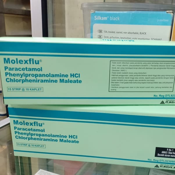 Jual Molexflu Box 150 Tablet Flu Pilek | Shopee Indonesia