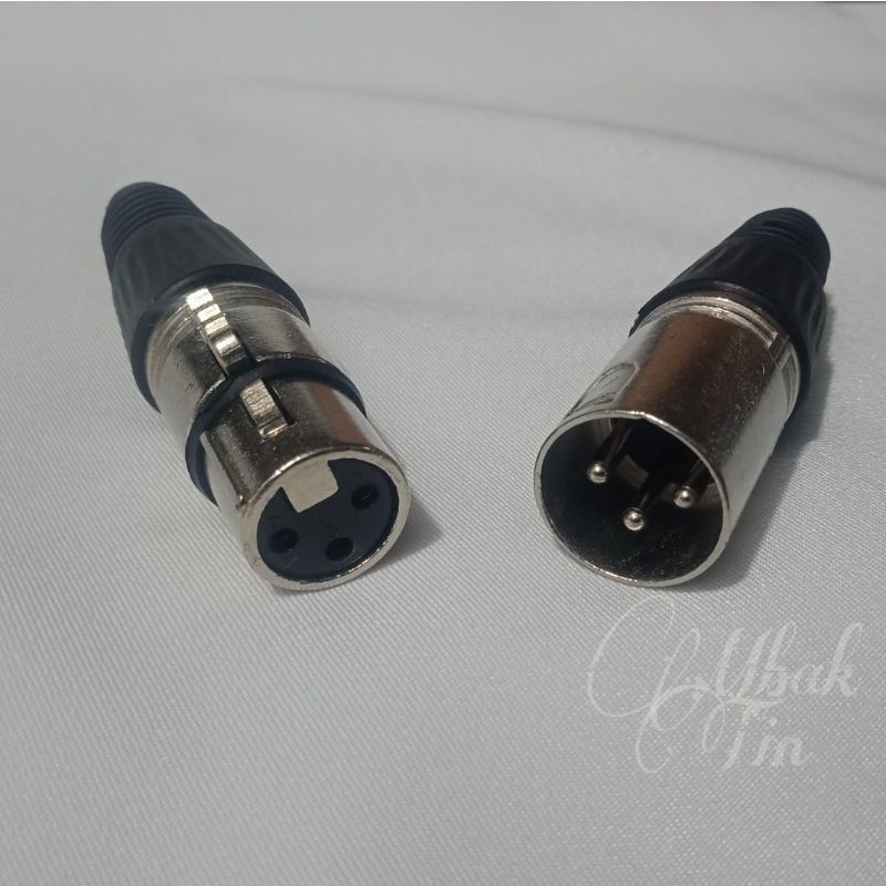 Jual Jack Canon XLR Soundmax Male Female Jek Konektor Mic Murah ...