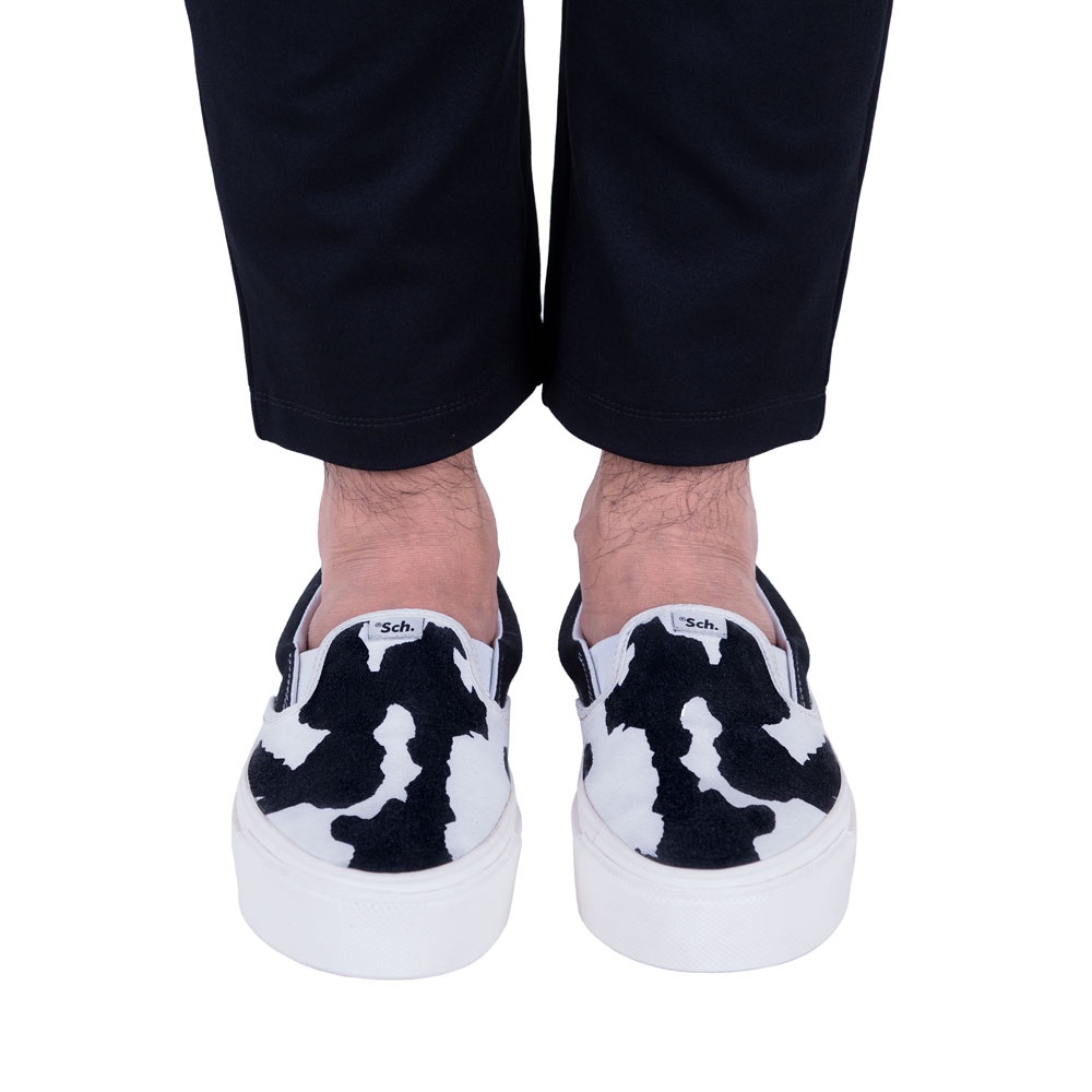 Jual Sch Shoes Wocco Sof White Black | Shopee Indonesia