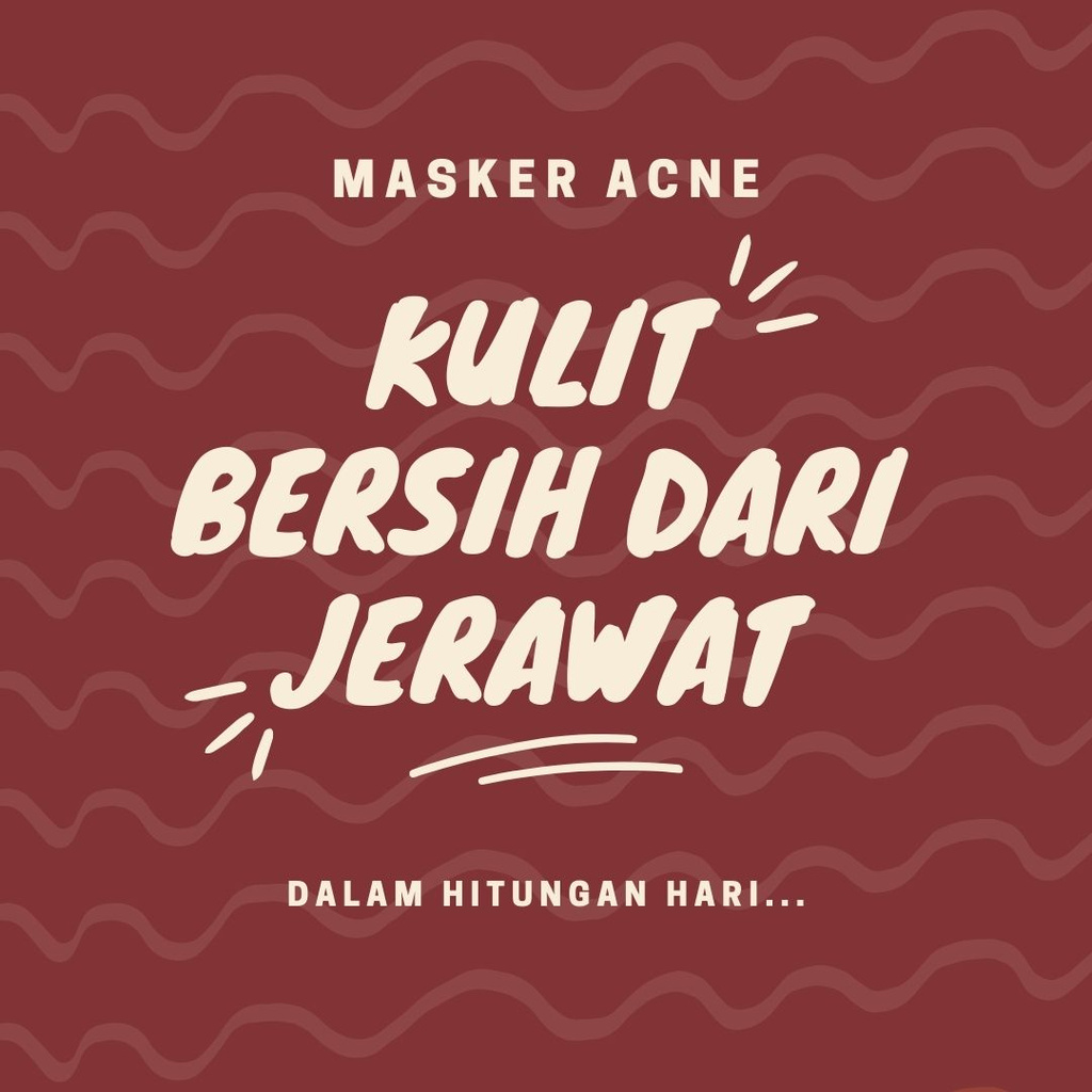 Jual MASKER ACNE ORIGINAL | BASMI JERAWAT DAN JERAWAT RADANG | DALAM ...