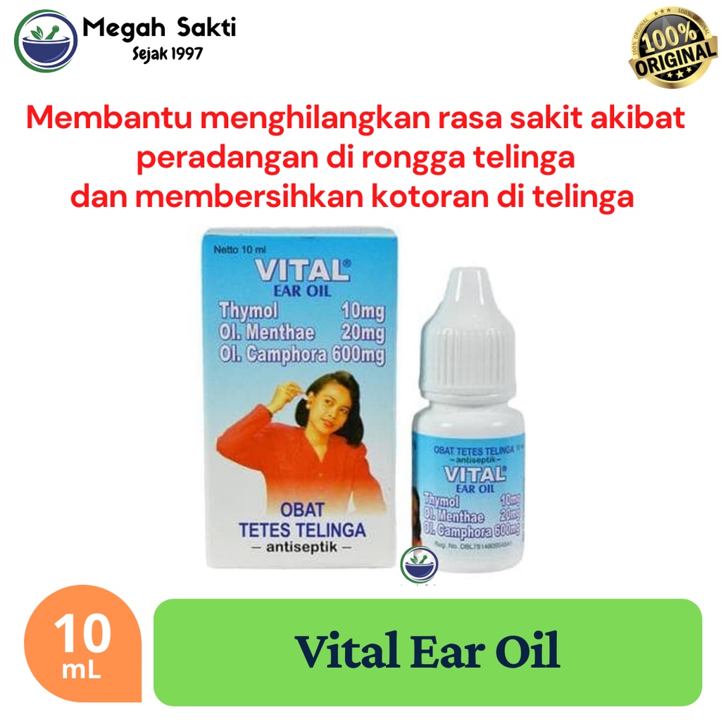 Jual Megah Sakti - Vital Ear Oil - Obat Tetes Telinga Gatal Dan Infeksi ...