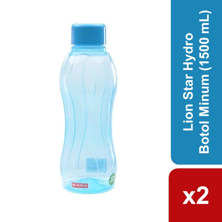 Jual Lion Star Botol Minum / Water Bottle Hydro Biru Muda 1500ml x 2 ...