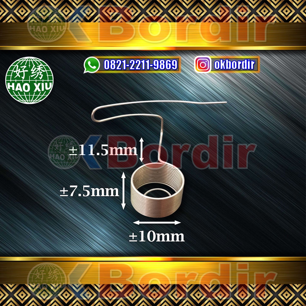 Jual per / kawat benang / tension @ (per bungkus) - untuk bordir ...