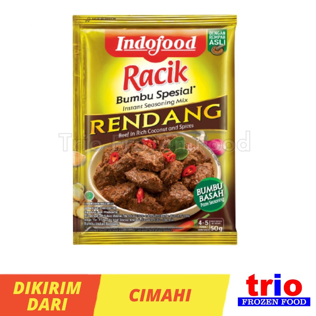 Jual Indofood Racik Bumbu Spesial Rendang 50gr | Shopee Indonesia