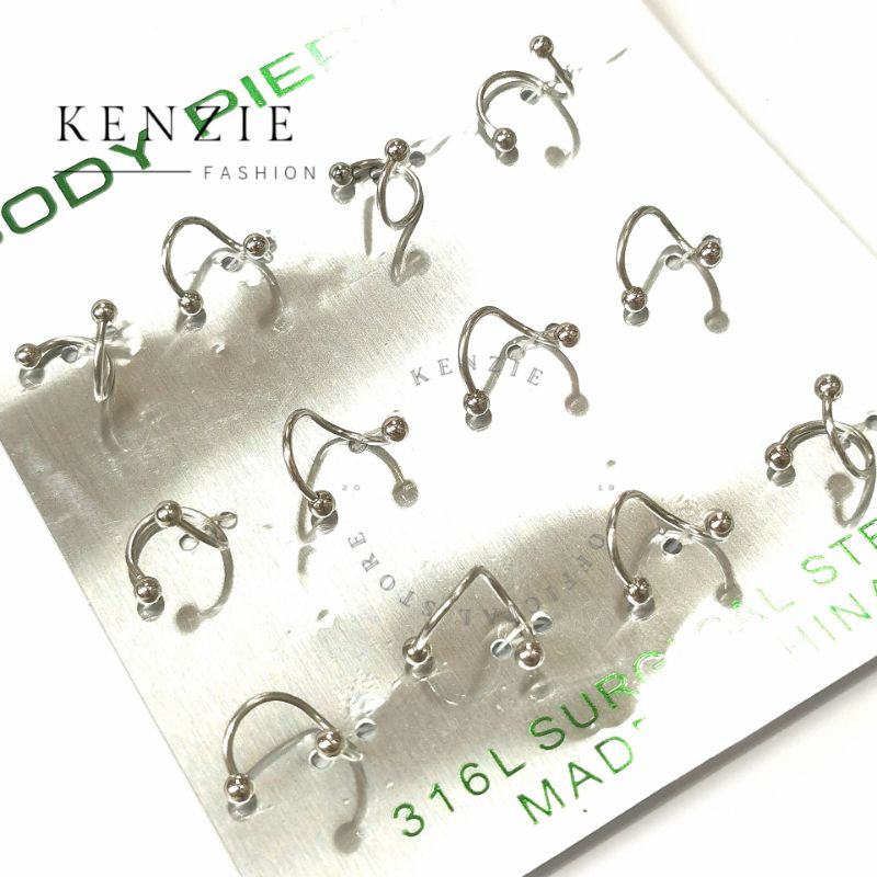 Jual Anting Piercing Telinga isi 12 pcs Tersedia 2 Varian | Shopee ...