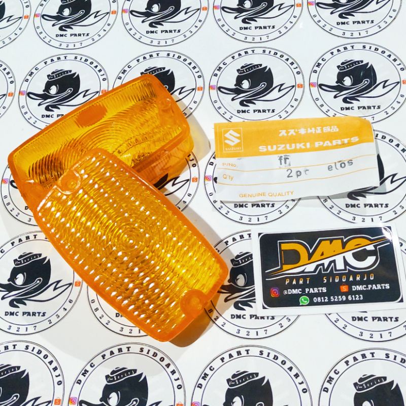 Jual MICA SIGNAL LIGHT GLASS / KACA SEN RITING SUZUKI FR FR80 (1pasang ...