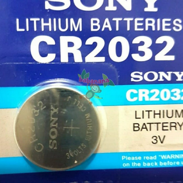 Jual Baterai kancing Sony 3V cmos CR2032 CR-2032 CR 2032 Baterry batere ...