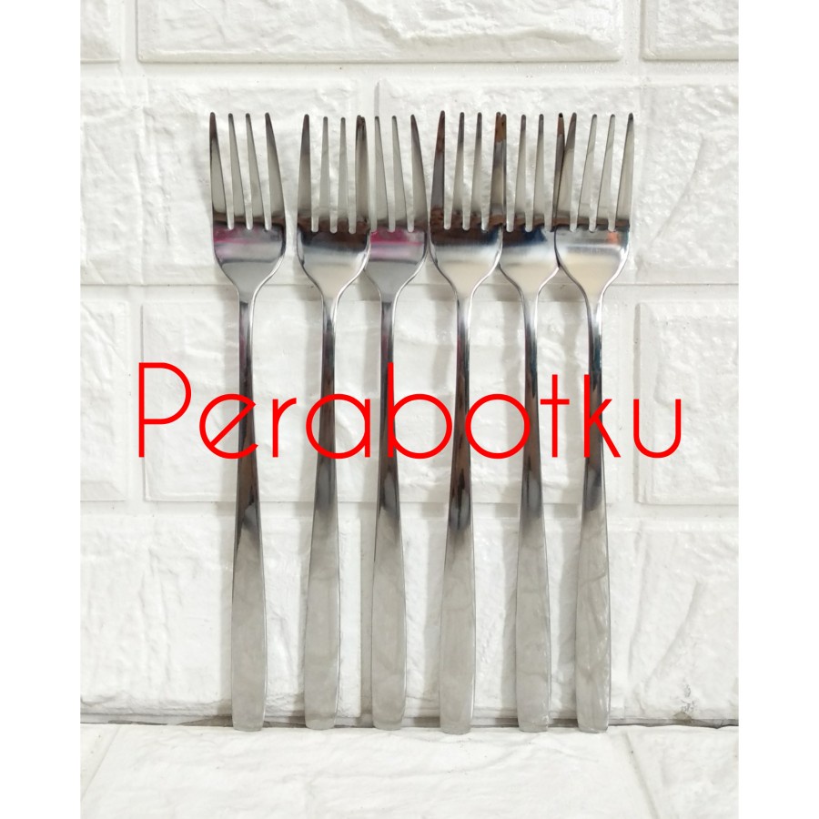 Jual Garpu Makan Korea Stenlis Stainless Steel Tebal Set 6 Pcs Ganom ...