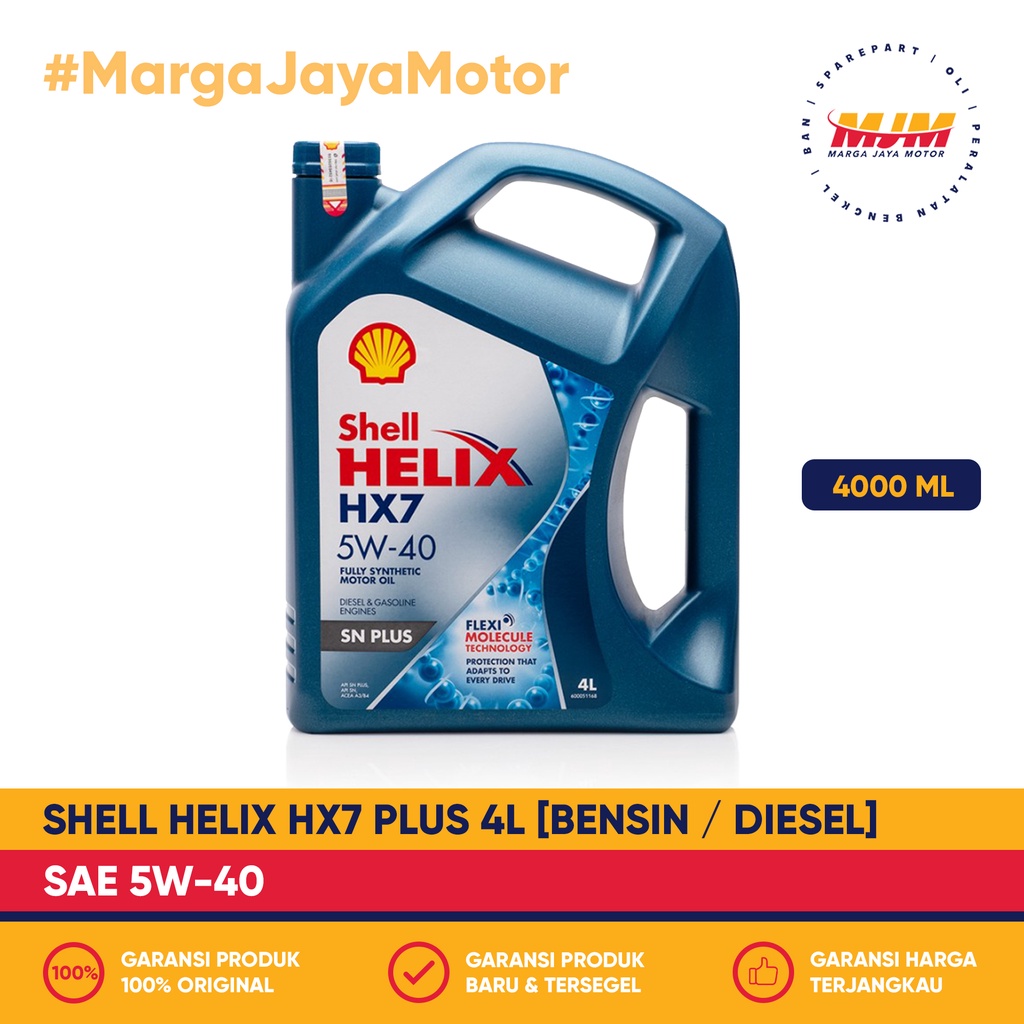 Jual Shell Helix HX7 Plus 5W-40 4L | Shopee Indonesia