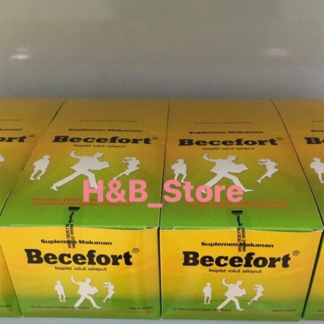 Jual Becefort Kaplet (isi 100 kaplet) | Shopee Indonesia