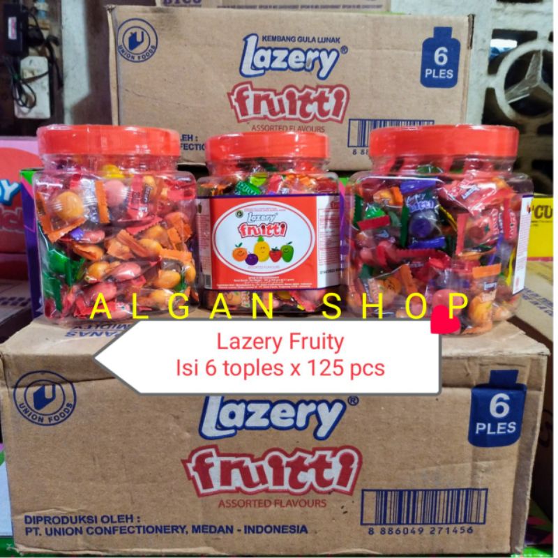 Jual Permen Lazery Fruity 1 Toples 125 Pcs Hot Hot Pop Candy Kembang ...