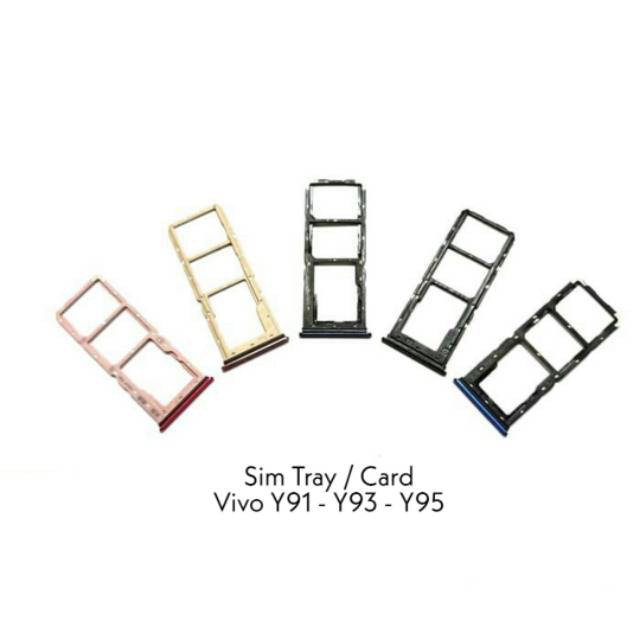Jual SIM TRAY VIVO Y91 Y93 Y95 Y91C SIM CARD HOLDER TEMPAT KARTU SIM ...