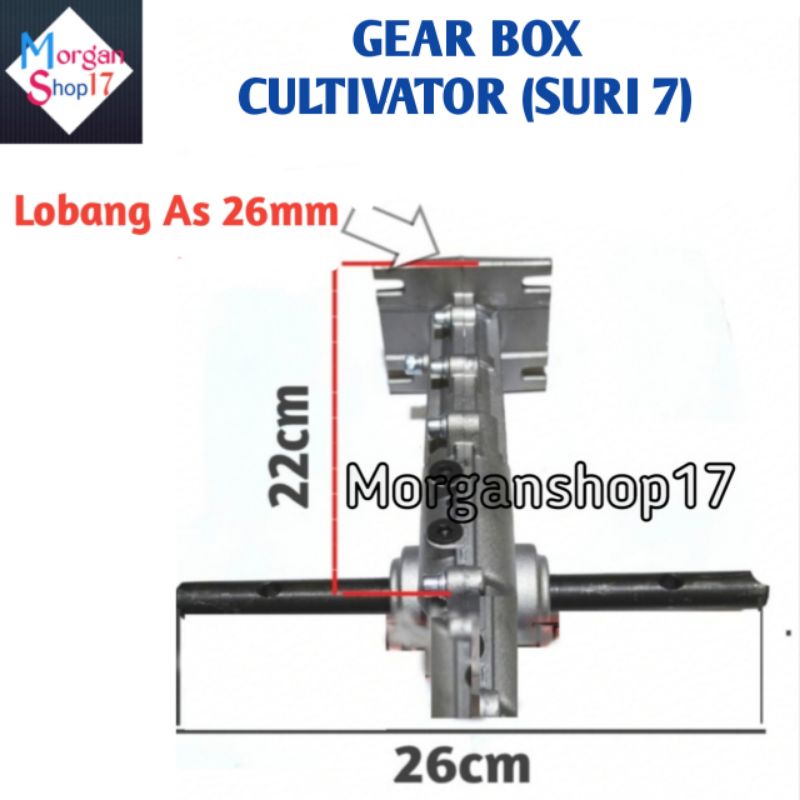 Jual GEAR BOX SEGI 7 MINI TILLER CULTIVATOR | Shopee Indonesia