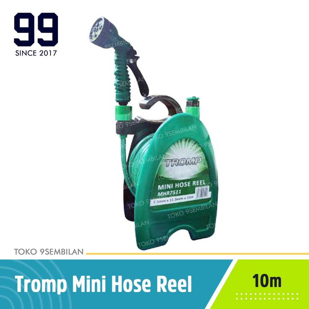 Jual Tromp Mini Hose Reel 10 Meter MHR7511 - Selang Ledeng Saluran Air ...