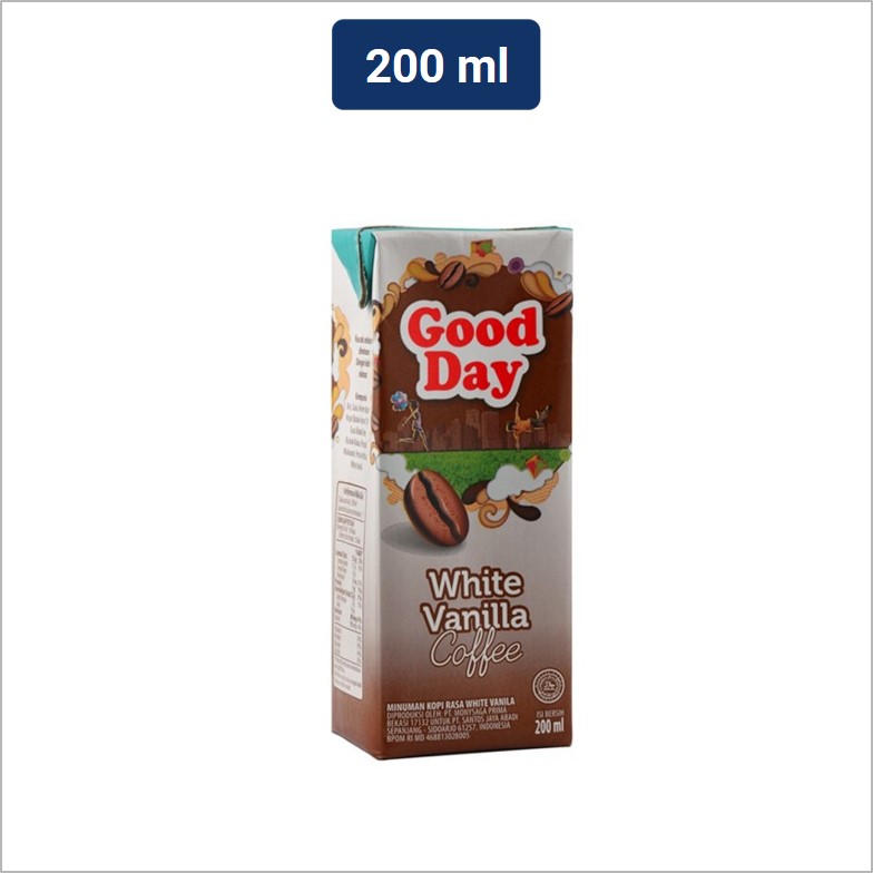 Jual Good Day Minuman Kopi White Vanilla 200 mL | Shopee Indonesia