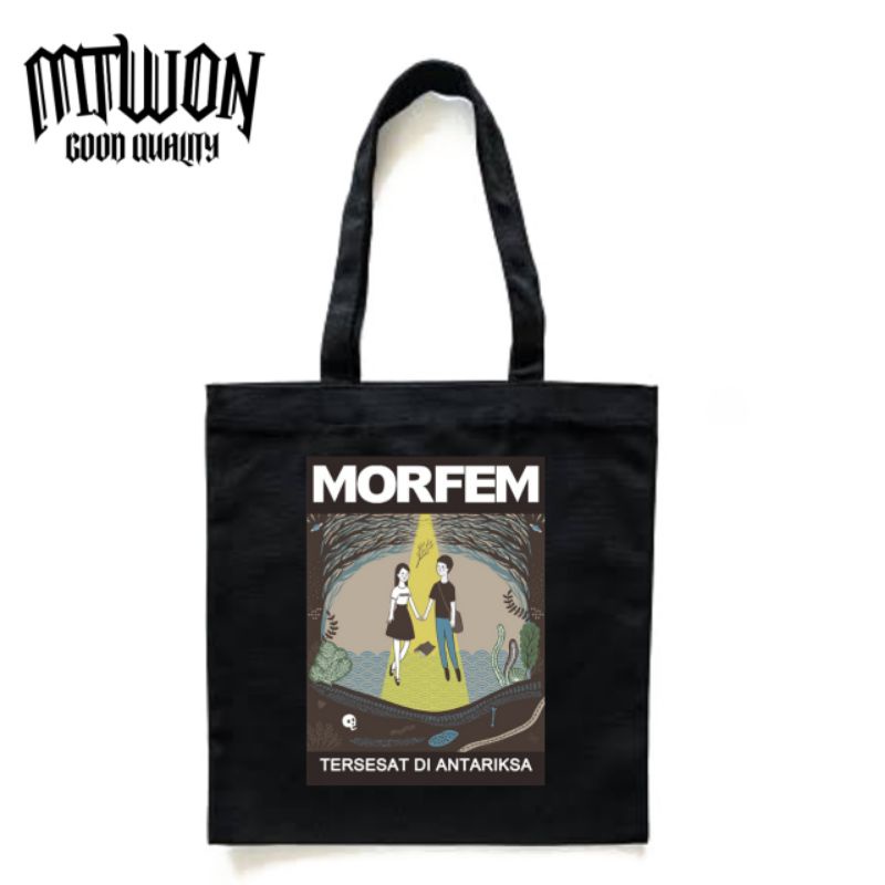 Jual Totebag band MORFEM band indonesia indie lokal logo tas tote bag ...