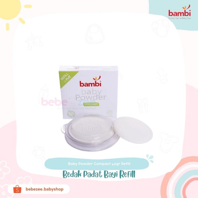 Jual Bambi Baby Powder Compact - Prickly Heat 40g/Bedak Padat Biang ...