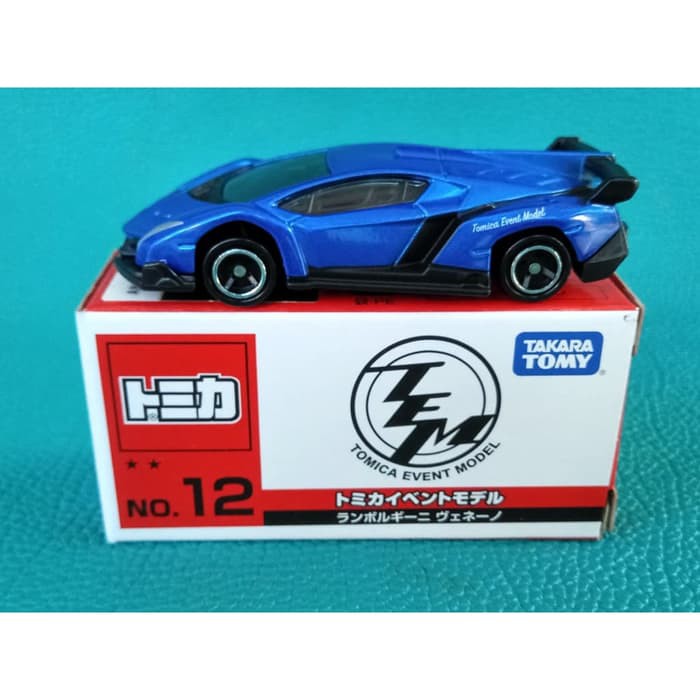 Jual Tomica Event Model 12 Lamborghini Veneno Blue | Shopee Indonesia