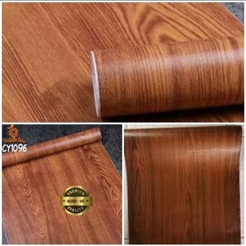 Jual Wallpaper Dinding Motif Kayu Serat Polos Ukuran Panjang 8 S D 9