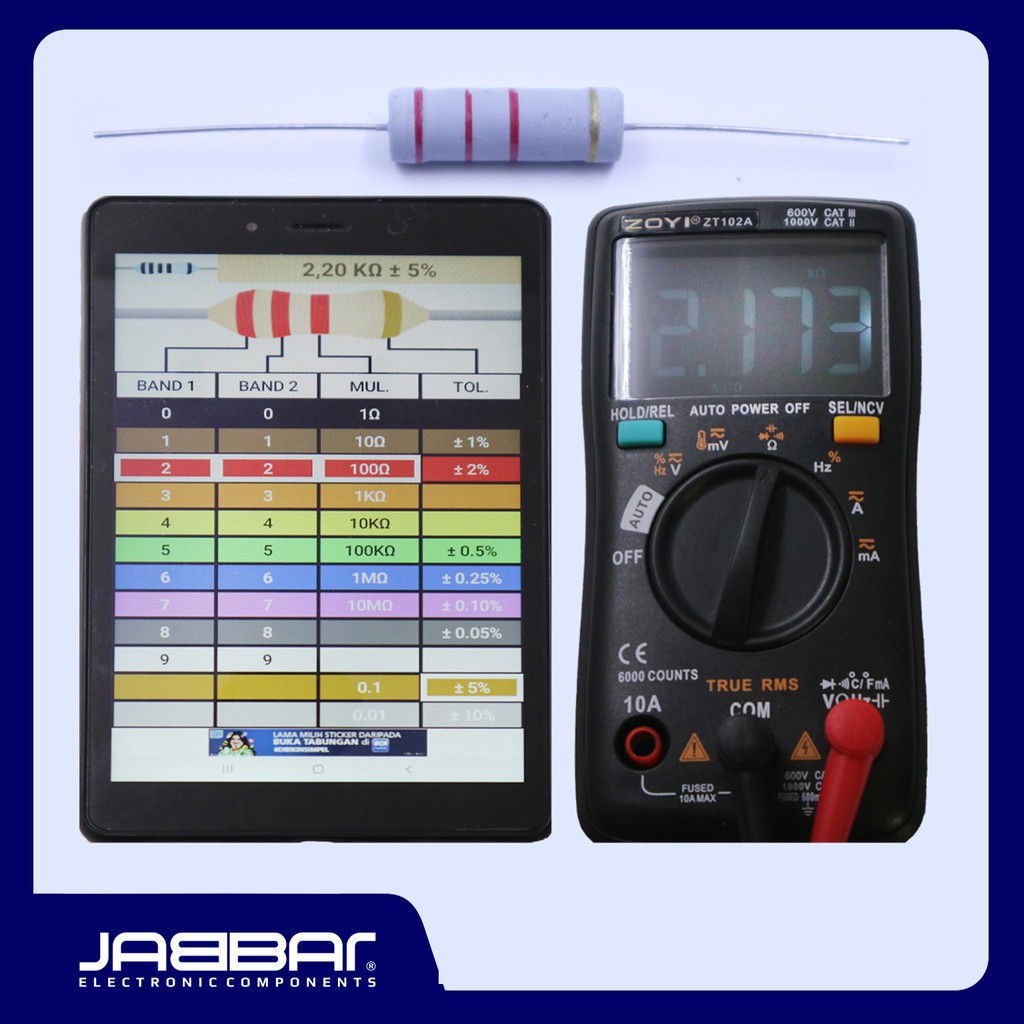 Jual RESISTOR 2K2 OHM 5W 5% DIP (2,20K OHM) - ABU-ABU - 5PCS | Shopee ...