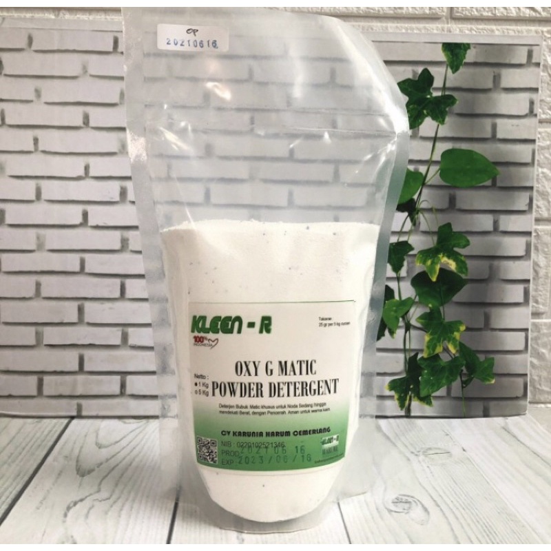 Jual Deterjen Bubuk Oxy-G Matic @ 1 Kg / Oxy-G Matic Powder Detergent ...