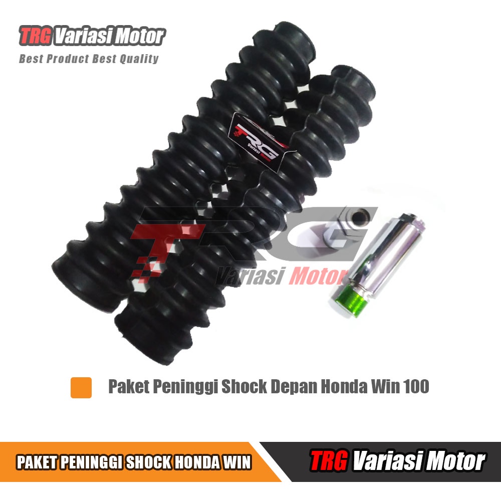 Jual Paket Peninggi Shock Depan Win 100 Plus Cover Shock TRG High ...