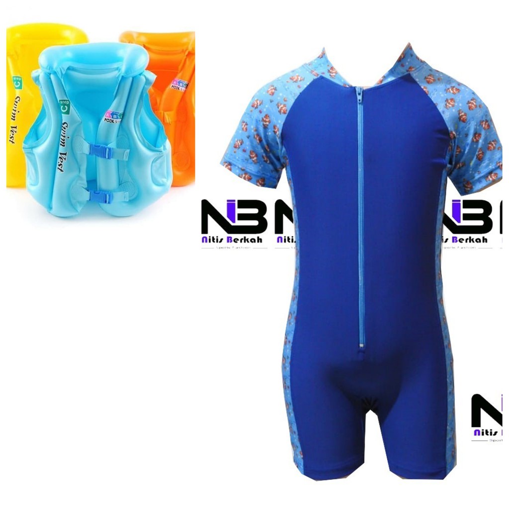 Jual NIBER Pakaian Renang Anak Laki Laki 1-5 Tahun (Cewe Cowo), Diving ...