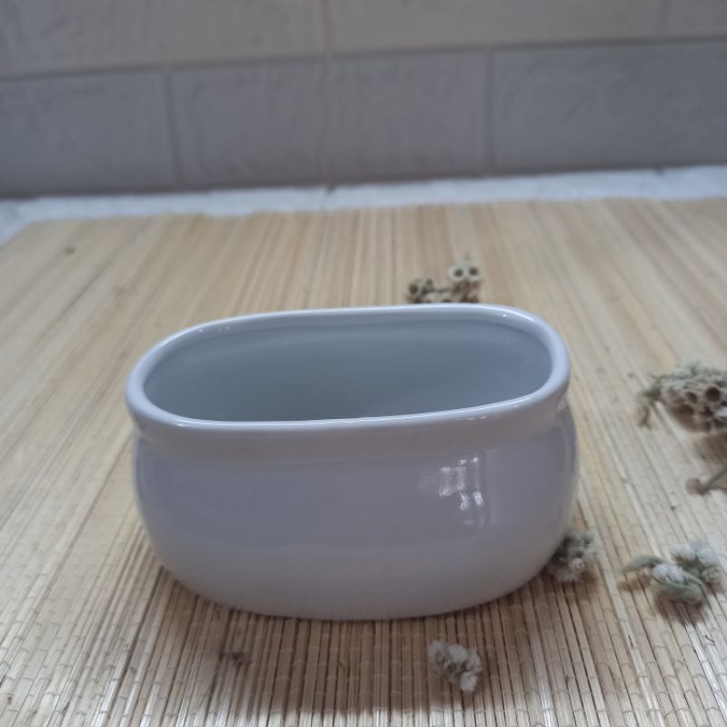 Jual tempat gula sachet keramik/sugar pack wadah gula keramik premium ...