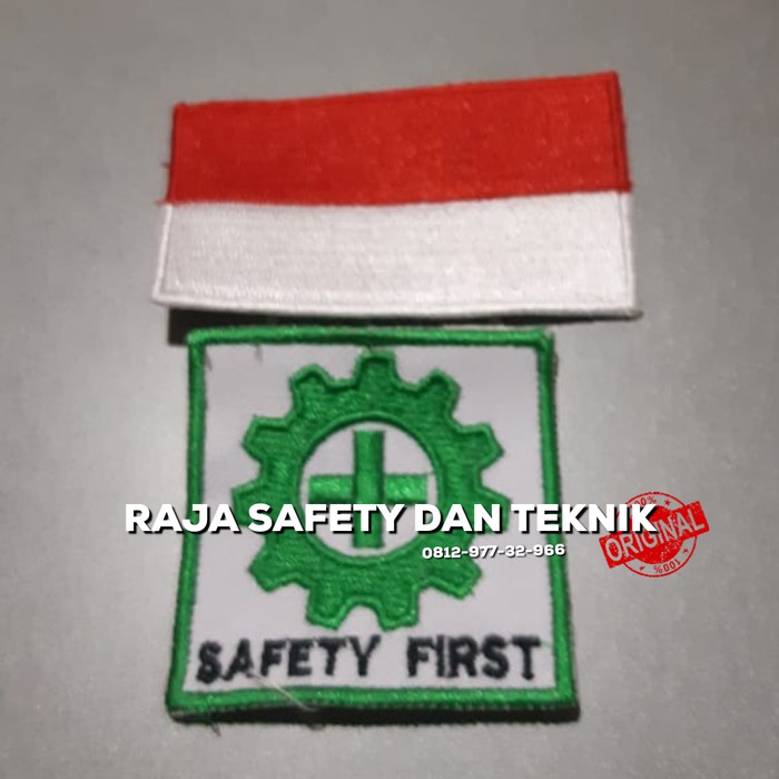 Jual NEW. Logo Safety Bendera K3 Bendera Merah Putih | Shopee Indonesia