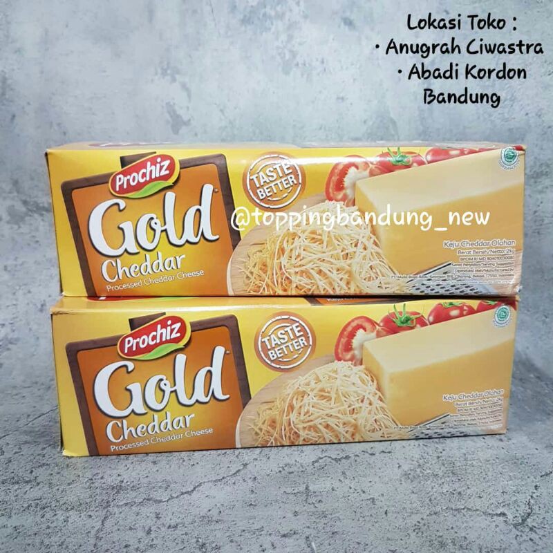 Jual keju prochiz gold cheddar 2kg | Shopee Indonesia
