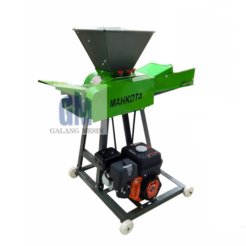 Jual Mesin Pencacah Rumput Mahkota MCC 6-300 Penghancur Kayu Ranting Tebu MCC6-300 +ENGINE 6.5hp ...