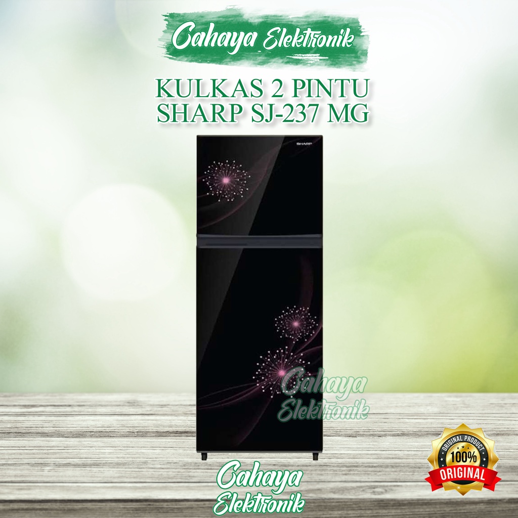 Jual KULKAS 2 PINTU SHARP SJ-237MG / SJ-237 MG 187 LITER BERGARANSI ...
