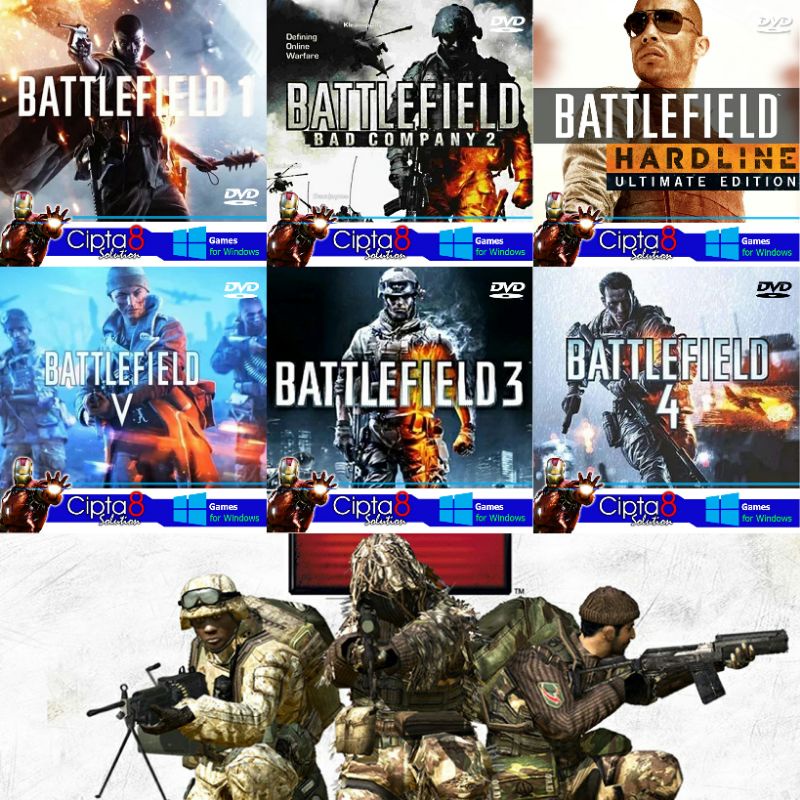 Jual GAME PC BATTLEFIELD COLLECTION | Shopee Indonesia