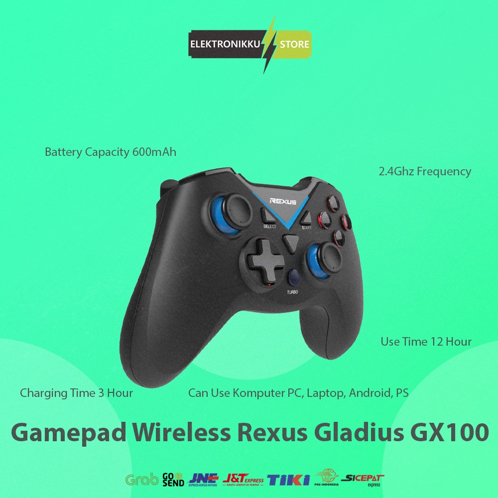 Jual Gamepad Wireless Rexus Gladius GX100 Stick Gaming Joystick Android ...