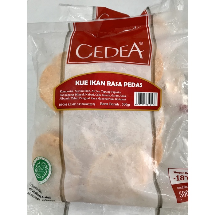 Jual Cedea kue ikan rasa pedas Fish Cake 500 gr | Shopee Indonesia