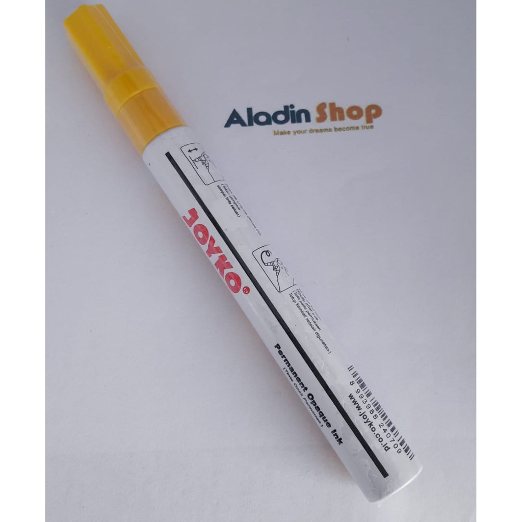 Jual Sepidol Spidol Paint Permanent Marker Cat kuning Biru Putih Hijau ...